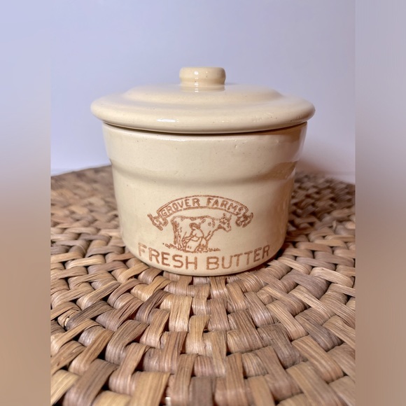 Grover Farms | Kitchen | Grover Farms Fresh Butter Stoneware Crock ...